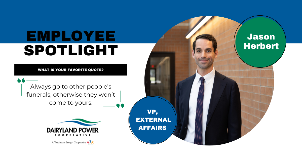 Employee Spotlight - Jason Herbert | Dairyland Power Cooperative